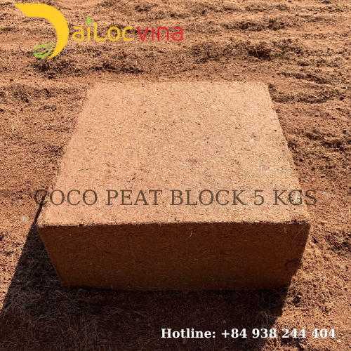 Washed coco peat block