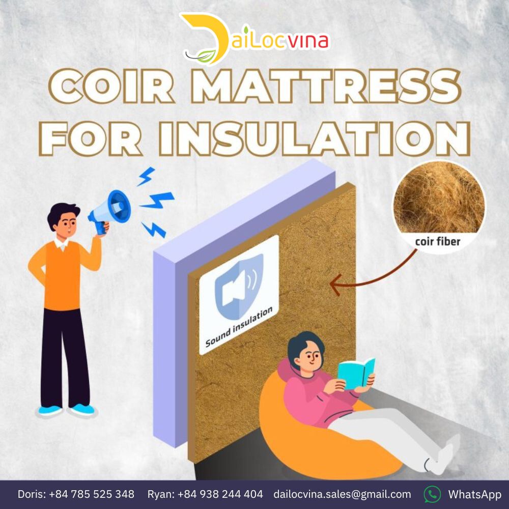 COCO FIBER COIR MATTRESS BLOCK AS INSULATION - DaiLoc Vina